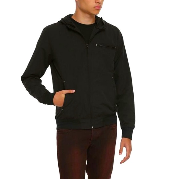 RUDE | Jackets & Coats | Mens Bomber Hoodie Jacket | Poshmark